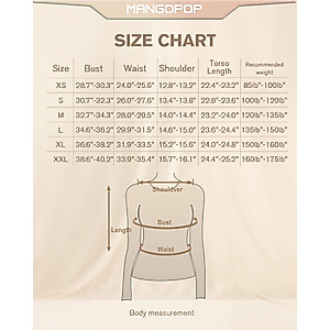 MANGOPOP Womens Long Sleeve Square Neck T Shirts Tops Fitted Tees(Black, Medium)