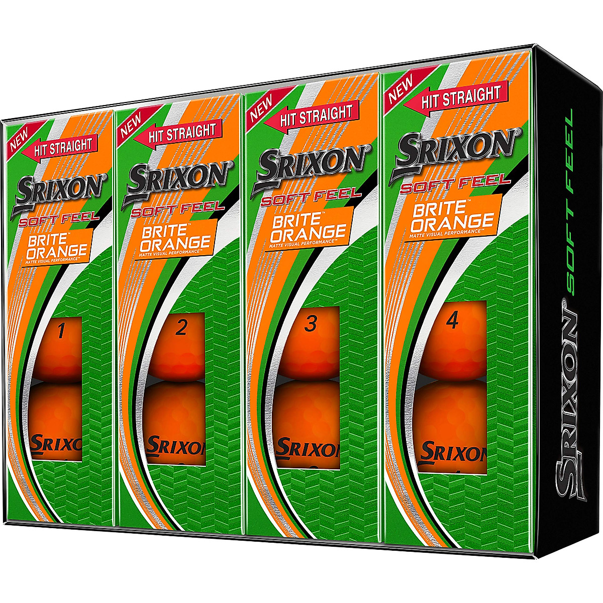 Srixon Soft Feel 12 Brite Orange, Dozen