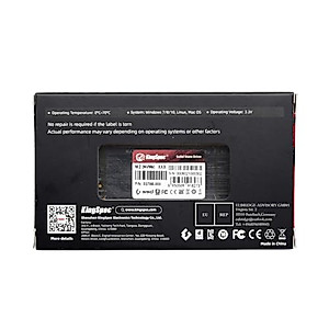 KingSpec XG7000 1TB NVMe SSD PCIe 4.0-7400MB/s Read Speed, 3D TLC NAND M.2 2280 Internal SSD, Compatible with Gaming PC, Laptop, PS5 Console