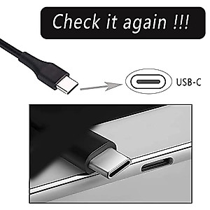 65W 45W USB C Laptop Power Replacement Adapter Charger for Lenovo Chromebook/Yoga/ThinkPad L580 L590 E580 E585 P43s P53s with Power Cord