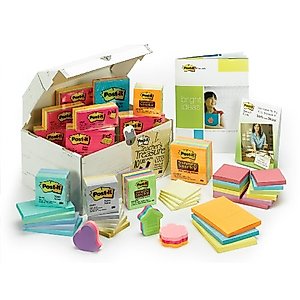 Post-it Notes, America’s #1 Favorite Sticky Note, Assorted 10 Pound Variety Pack of Notes for Teachers (Teachers Treasure Chest)