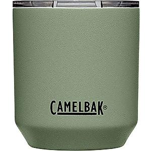 CamelBak Horizon 10oz Rocks Tumbler - Cocktail Glass - Insulated Stainless Steel - Tri-Mode Lid - Moss