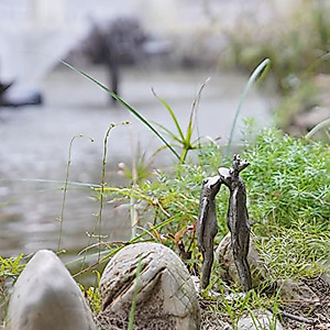 Frog Decor Garden Statue Decor Outside - Artgenius Couple Kiss Plog Statue Outside Frog Figurines for Yard Patio Lawn Decorations Couple Frogs Front Yard Decorations Outdoor 3.6"2.1"8.7" LC LCdecohome