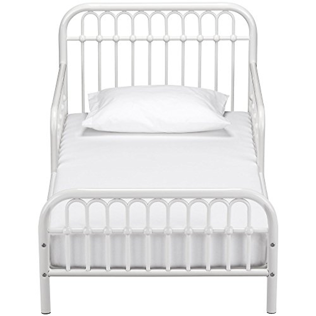Little Seeds Monarch Hill Ivy Metal Toddler Bed, White