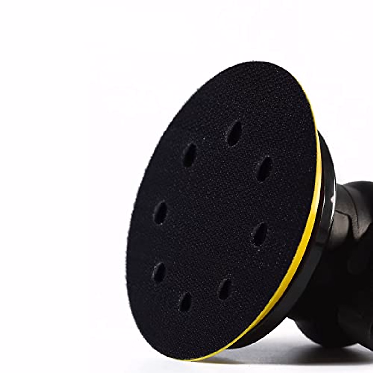 DIVSEA 2 Pack Orbital Sander Pads, 8 Holes Hook and Loop Soft Sponge Cushion Interface Buffer Pad 5-Inch