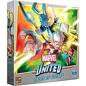 CMON Marvel United Tales of Asgard Expansion | Tabletop Miniatures Game | Strategy Game | Cooperative Game for Adults and Kids | Ages 14+ | 1-4 Players | Average Playtime 40 Minutes | Made by CMON