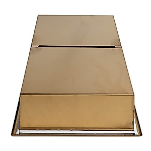 ALFI brand ABNP1224-BG Shower Niche, Brushed Gold 12 x 24 x 4