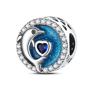 KUNSIR Charms Beads fits Pandora Charm bracelets for Woman-925 Sterling Silver Dangle Pendant Bead,Girl Jewelry Beads Gifts， Happy Birthday Charms for Women Bracelet&Necklace