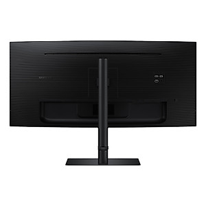 SAMSUNG 34” ViewFinity S65UA Series Ultrawide QHD Curved Monitor, HDR10, 100Hz, 350 nit, USB- C, Adjustable Stand, Intelligent Eye Care, LS34C650UANXGO, Black