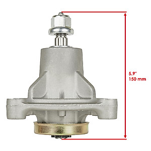 Caltric Spindle Assembly Set Compatible with Husqvarna EZ 4824 BI/GTH 2248 XP/GTH 250 / GTH 2548 / GTH 2548 XP/RZ 46 i/RZ 4621 / RZ 4623 / YTH 1848 Lawn Mowers and Garden Tractors