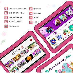 NOBKLEN Kids Tablet, 10" WiFi Tablet for Kids