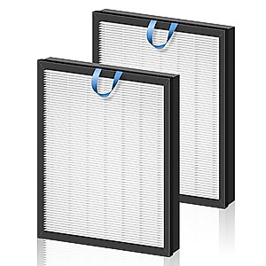 Vital 200S Replacement Filter for LEVOIT Vital 200S and Vital 200S-P Air Purifier, 3-in-1 H13 True HEPA and High-Efficiency Activated Carbon Filter, Vital 200S-RF, LRF-V201-WUS, 2 Pack, White