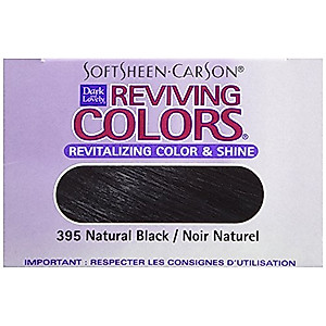 SoftSheen-Carson Dark and Lovely Reviving Colors Nourishing Color & Shine, Natural Black 395