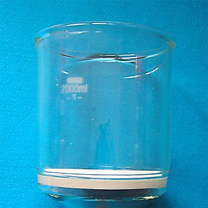Deschem 2000ml,Glass Buchner Funnel,W/3# Coarse Filter,2L,Straight Tube
