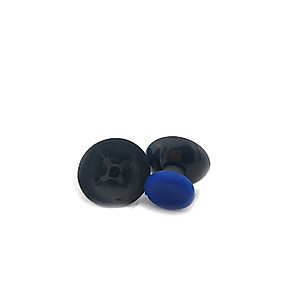 2 x 3D Analog Thumb Stick Joystick Thumbstick Cap Cover for Xbox one Slim S Controller Replacemnet (Black-Blue)