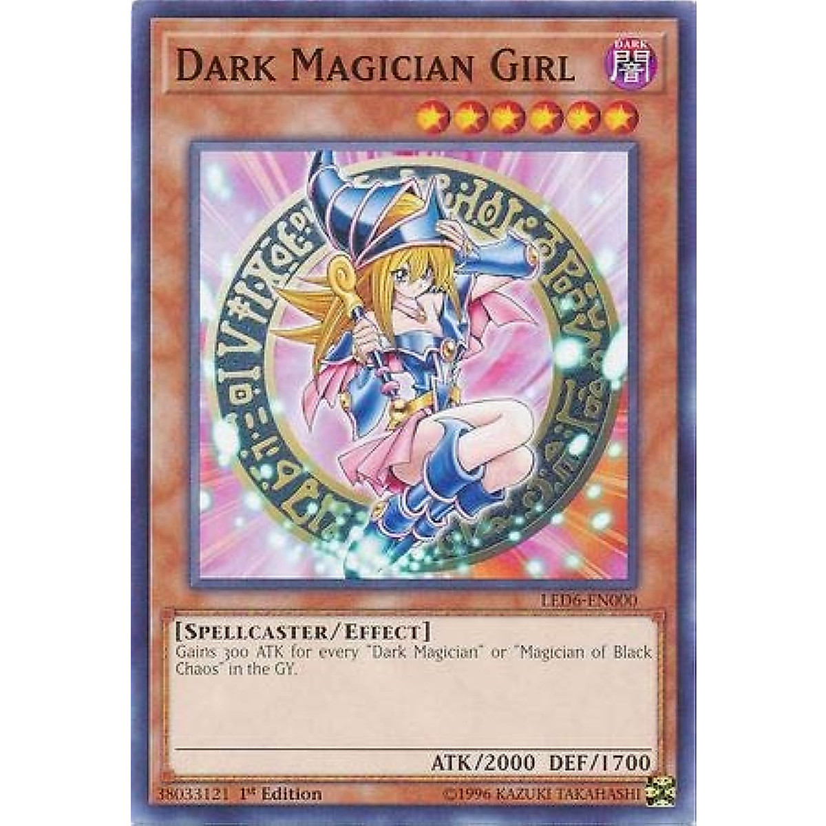 Dark Magician Girl - LED6-EN000 - Common - 1st Edition