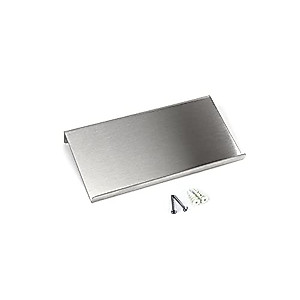 Deco Gables Designs Modern Brushed Stainless Steel Bathroom Toilet Phone Shelf Floating Wall Holder Hanging Decor Durable Polished Solid Polished Metal Ledge with Mounting Hardware