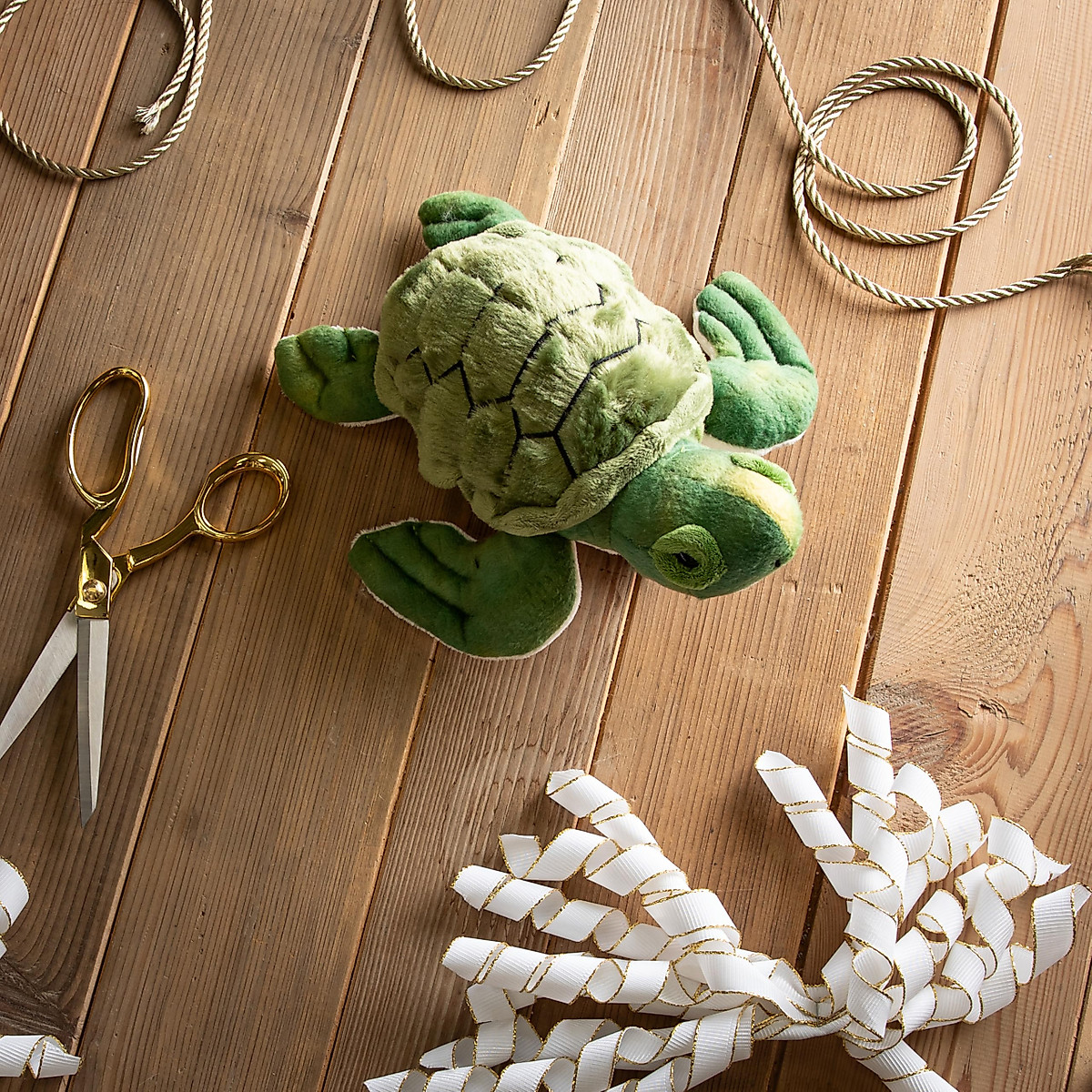 The Petting Zoo, Conservation Sea Turtle Stuffed Animal, Gifts for Kids, Baby Sea Turtle Plush Toy 10 inches