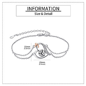 YAFEINI Volleyball Bracelet 925 Sterling Sliver Heart Volleyball Sports Charm Jewelry Gifts for Women