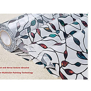 YUTR Static Decorative Privacy Window Films for Glass Non-Adhesive Anti Window Sticker for Home Kitchen Bedroom Living Room