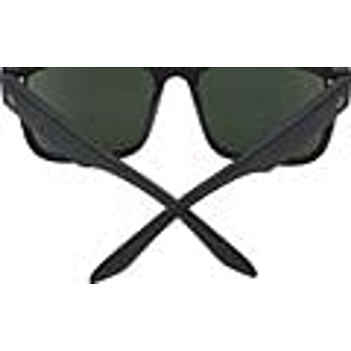 Spy Optic Discord Square Sunglasses, Soft Matte Black/Happy Gray Green Polarized, 57 mm