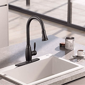 COOLWEST 10 Inch Hole Cover Deck Plate Stainless Steel Black Square Escutcheon Plate for 1 or 3 Hole Kitchen or Bathroom Sink Faucet Tap Cover Plate