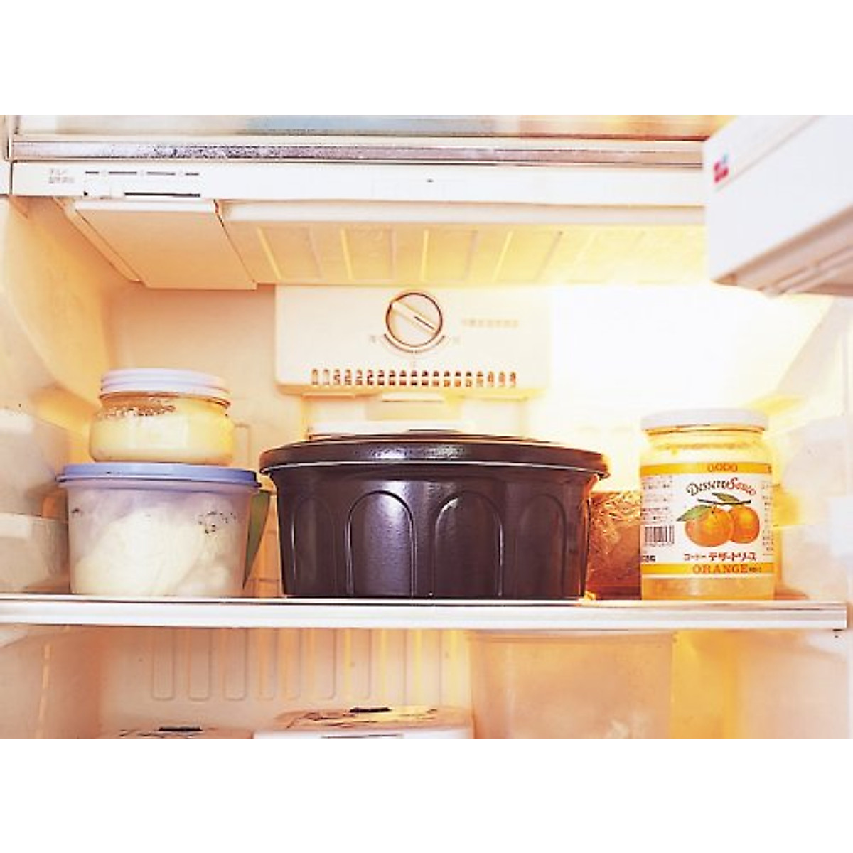 Far Porcelain for Rice Storage Containers You Ohitsu Red Ceramics (1500cc)