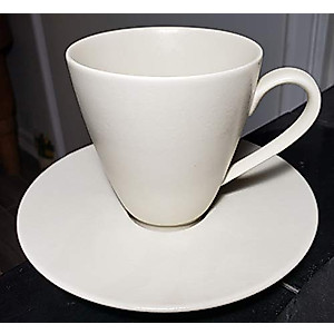 Crate & Barrel Domo Pearl Design Stockholm House Cup and Saucer Set
