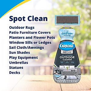Carbona Pro Care Oxy Powered Outdoor Cleaner with Active Foam Technology | 22 Fl Oz, 2 Pack