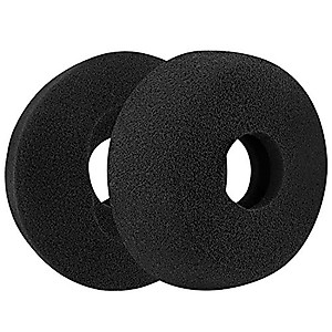 Geekria Comfort Foam Replacement Ear Pads for GRADO PS1000, GS1000i, RS1i, RS2i, SR325IS, GW100x Headphones Ear Cushions, Headset Earpads, Ear Cups Repair Parts (Black)
