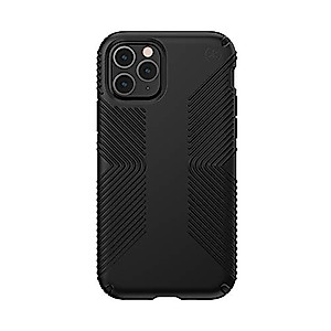 Speck Products Presidio Grip iPhone 11 Pro Case,Thermoplastic Polyurethane, Shock-Absorbent, Black/Black, Model:129892-1050