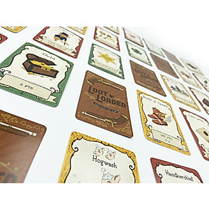 Loot N' Loaded - The Quick Draw and Item Collecting Card Game with Toy Guns, Great Addition to Your Family, Adult, and Party Games, 2-6 Players