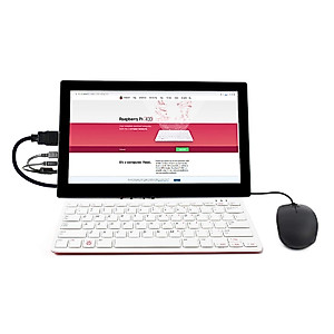 Waveshare Pi400 Keyboard Computer Compatible with Raspberry Pi with Third-Party Accessories and 13.3inch HDMI Touch Display (11 Items)