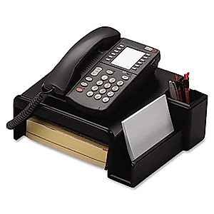 Rolodex Wood Tones Collection Phone Stand, Black (62538)