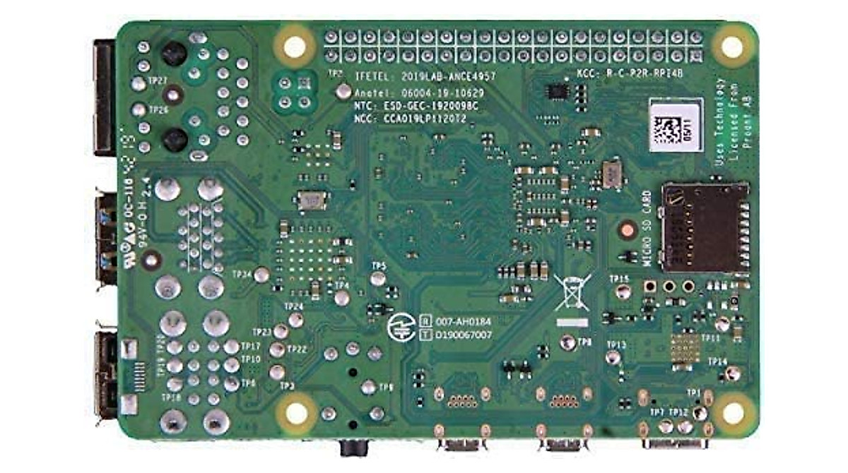 Raspberry Pi 4 Computer Model B 8GB Single Board Computer Suitable for ...