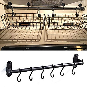 10Pcs S Hook Black S Shaped Hooks Aluminum S Shaped Hooks Heavy Duty S Hanging Hooks Lightweight S Utility Hooks for Pots,Pans,Plants,Cups,Clothes,Towels,Kitchen,Bedroom,Bathroom,Office and Garden