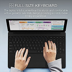 Packard Bell 15.6 inch Laptop IPS FHD 1920 x 1080 Resolution Laptop Computer, Intel Celeron N4020, UHD Graphics 600, 4GB Ram 128GB SSD, Micro SD Slot, Windows 11 in Home S Mode, 2MP Camera, Speakers