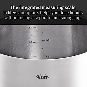 Fissler Original-Profi Collection Stainless Steel Stock Pot with Lid, 9.6 Quart