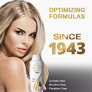 Vitamins Keratin Leave In Conditioner Moisturizer - Thin to Normal Hair Care Moisturizing Hydrating Detangler Cream for Dry Damaged Hair