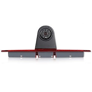 EWAY 3rd Third Brake Light Backup Camera for Mercedes Benz Sprinter Volkswagen VW Crafter Vans 2007-2019 Roof Mount Reversing Camera for Top Rear Brake Light 8 IR Light Night Vision Rearview Camera