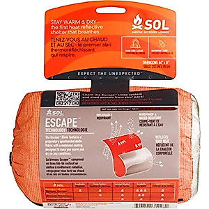 Survive Outdoors Longer 70% Reflective Escape Bivvy, Orange
