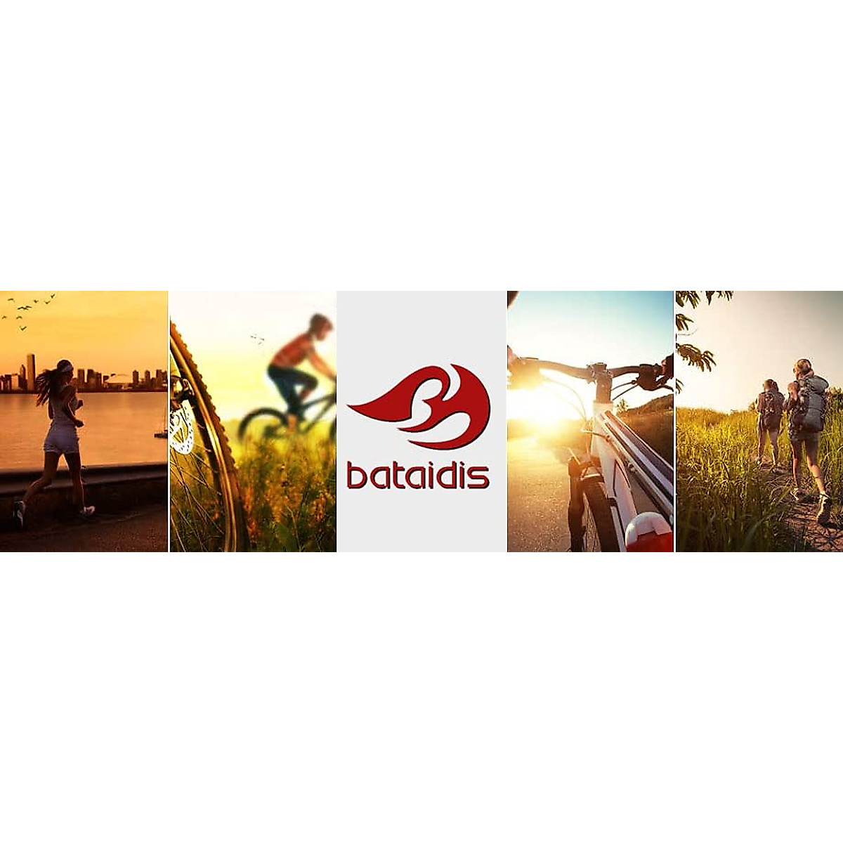 bataidis Hiking socks with Full Cushioned,Thicker,Warmer and more Breathable Men's Outdoor Hiking Running Socks 4 Pairs of Crew Socks for Men.Size in Large