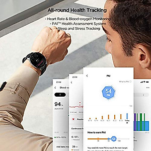 Amazfit GTR 2 Smart Watch for Men Android iPhone, 14-Day Battery Life, Alexa Built-in, Fitness Watch with GPS, Bluetooth Call, 90 Sports Modes, Blood Oxygen Heart Rate Tracker, 5 ATM Water Resistant