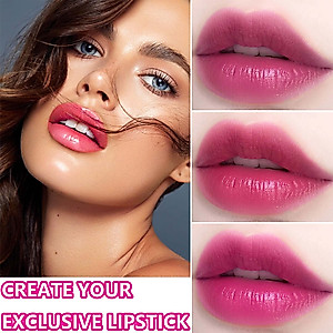 WENJLYJ 8 PCS Crystal Jelly Color Changing Lipstick Set,Magic Lipstick PH Temperature Color Change Changing Lip Gloss Stain Tinted Lip Balm Waterproof Long Lasting Moisturizing Lipstick for Women