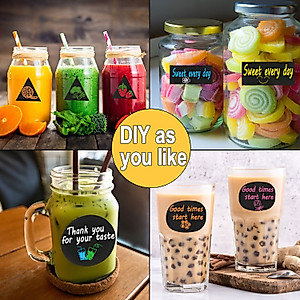 3 Rolls 17” x 78.7” Chalkboard Contact Paper - Adhesive Blackboard Wall Decal Vinyl Stickers, 15 Chalks Included