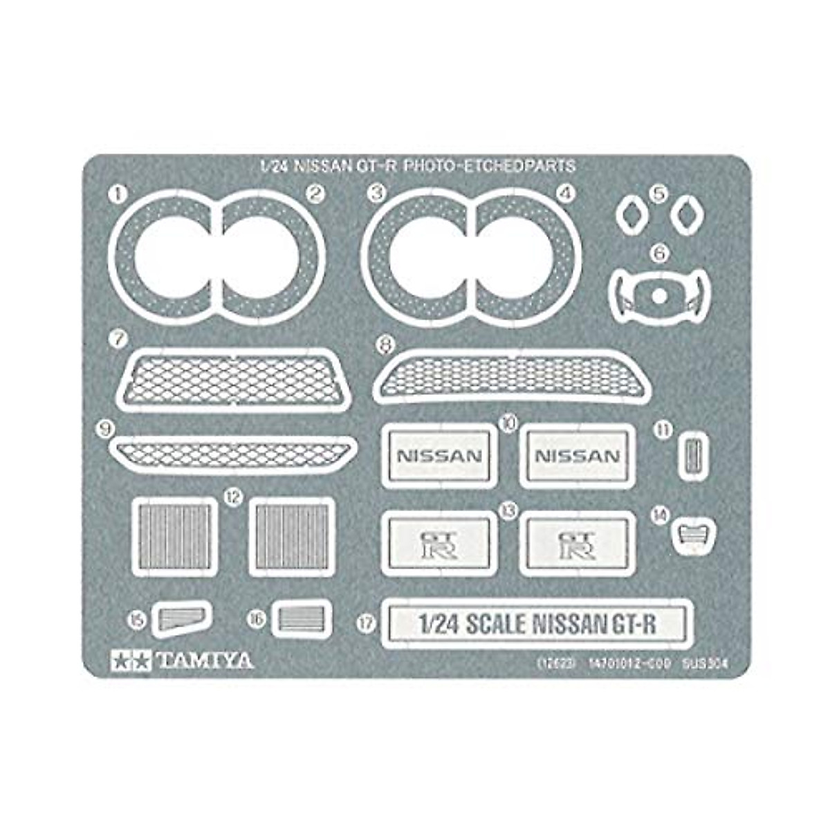 Nissan GTR Photo-Etched Detail Set 1/24 Tamiya (Japan Import)