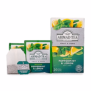 Ahmad Tea - Peppermint & Lemon Tea 20 Bags - 30g