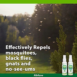 Mosquito Repellent Spray for Body, Insect Repellent Spray Natural Bug Repellent for Skin DEET-Free Travel Size 2 Fl Oz (2 Pack)