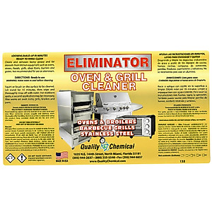 Quality Chemical Oven Cleaner & Grill Cleaner - Heavy-Duty/Fast Acting & Easy to Use/Degreaser/Heavy Duty Oven Cleaner/Best Oven Cleaner/Made in USA - 1 Gallon Combo