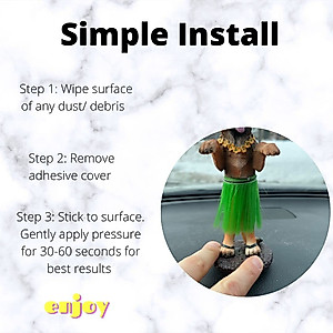 Franchise Figurine Company Hula Dog Dashboard Doll Car Accessories Bobblehead for Van Life and Beach Creations | German Shepherd | Golden Retriever | Labrador Retriever (German Shepherd)